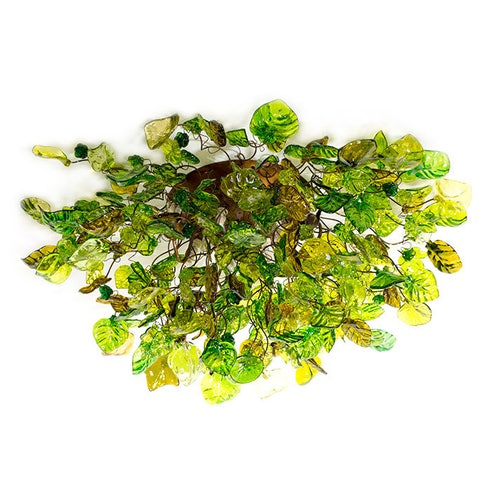 Green Flush Mount Lighting Ceiling Mount Light With Green - Etsy