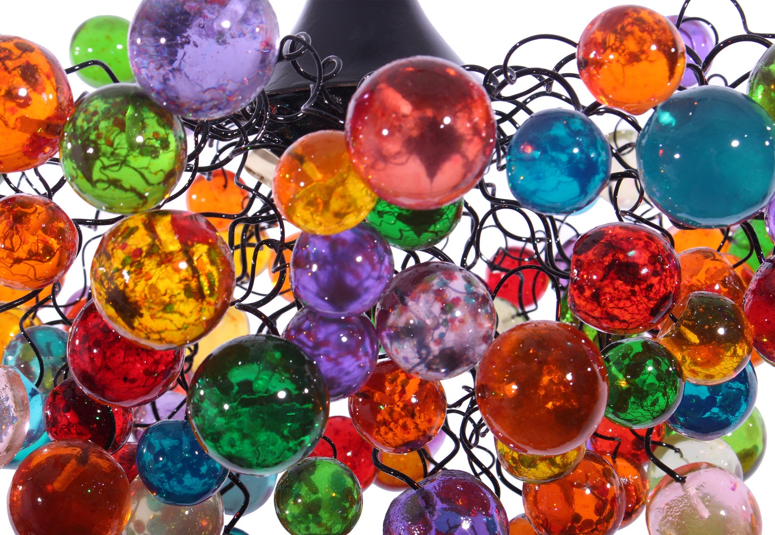 Multicolored Bubbles Light Fixture Hanging Lighting With - Etsy