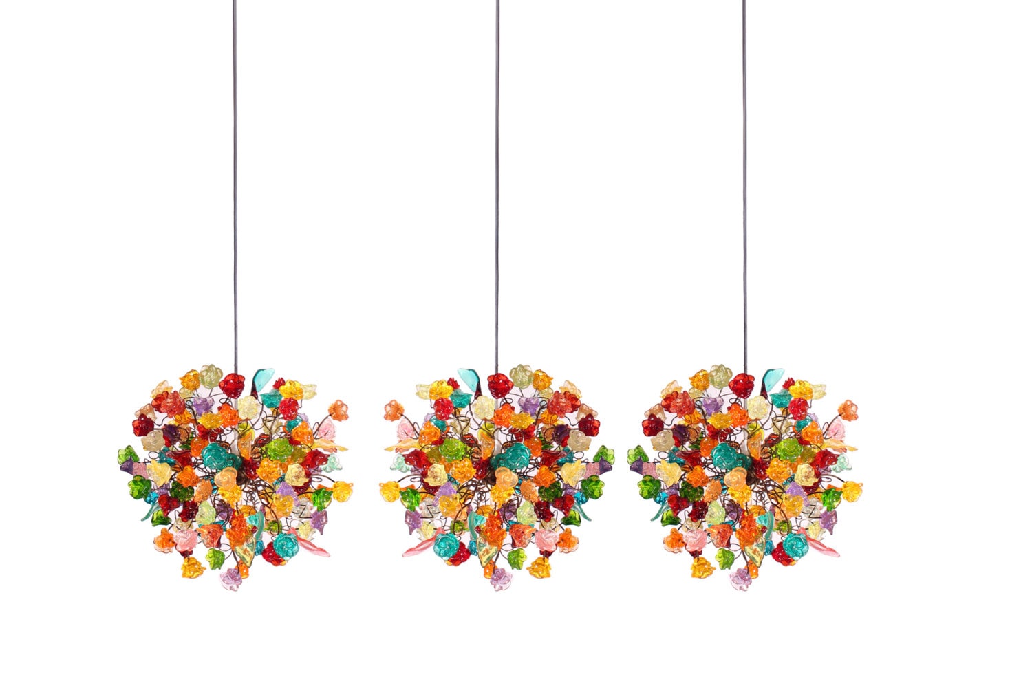 Triple Pendant Light , Multi Pendants for Island Falls, Ceiling Light ...