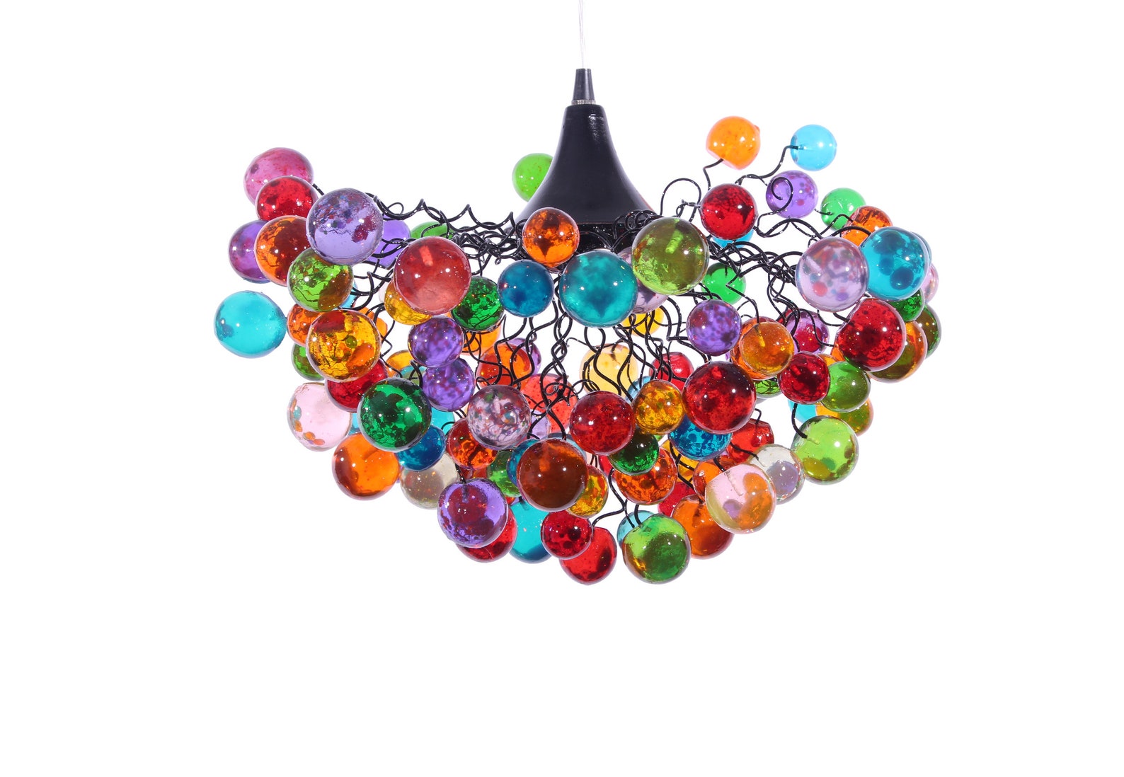 Multicolored Bubbles Light Fixture Hanging Lighting With - Etsy