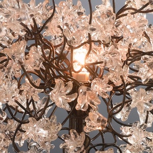 Clear Table Lamp, Modern Desk Lamp With Clear Jumping Flowers , Flowers ...