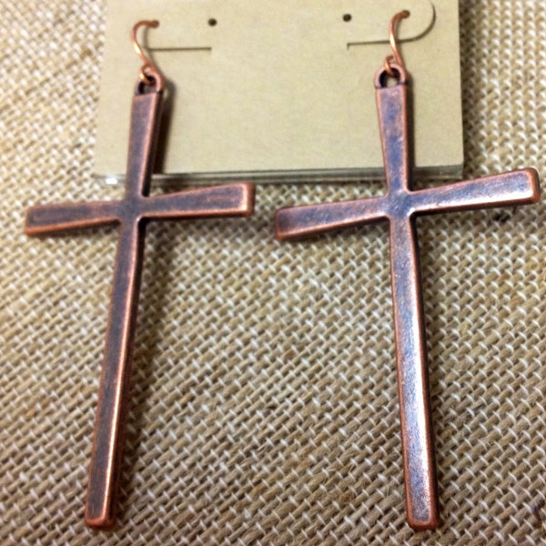 Copper Cross - Etsy
