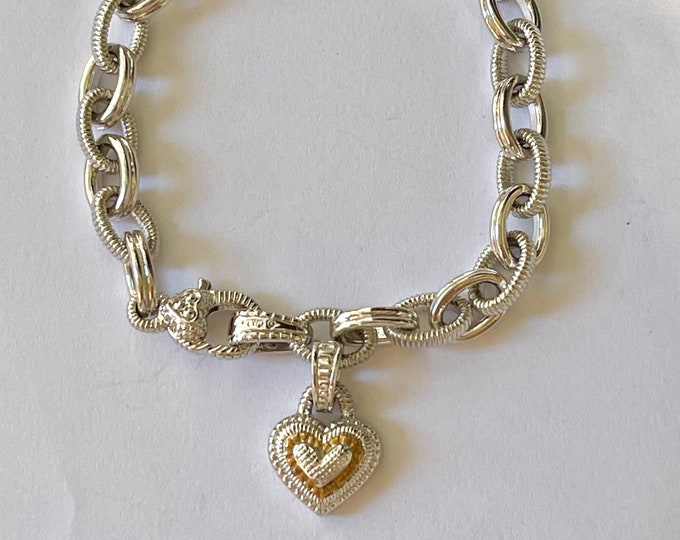Judith Ripka Sterling 18K Bracelet, JR Two, Couture Collection ...
