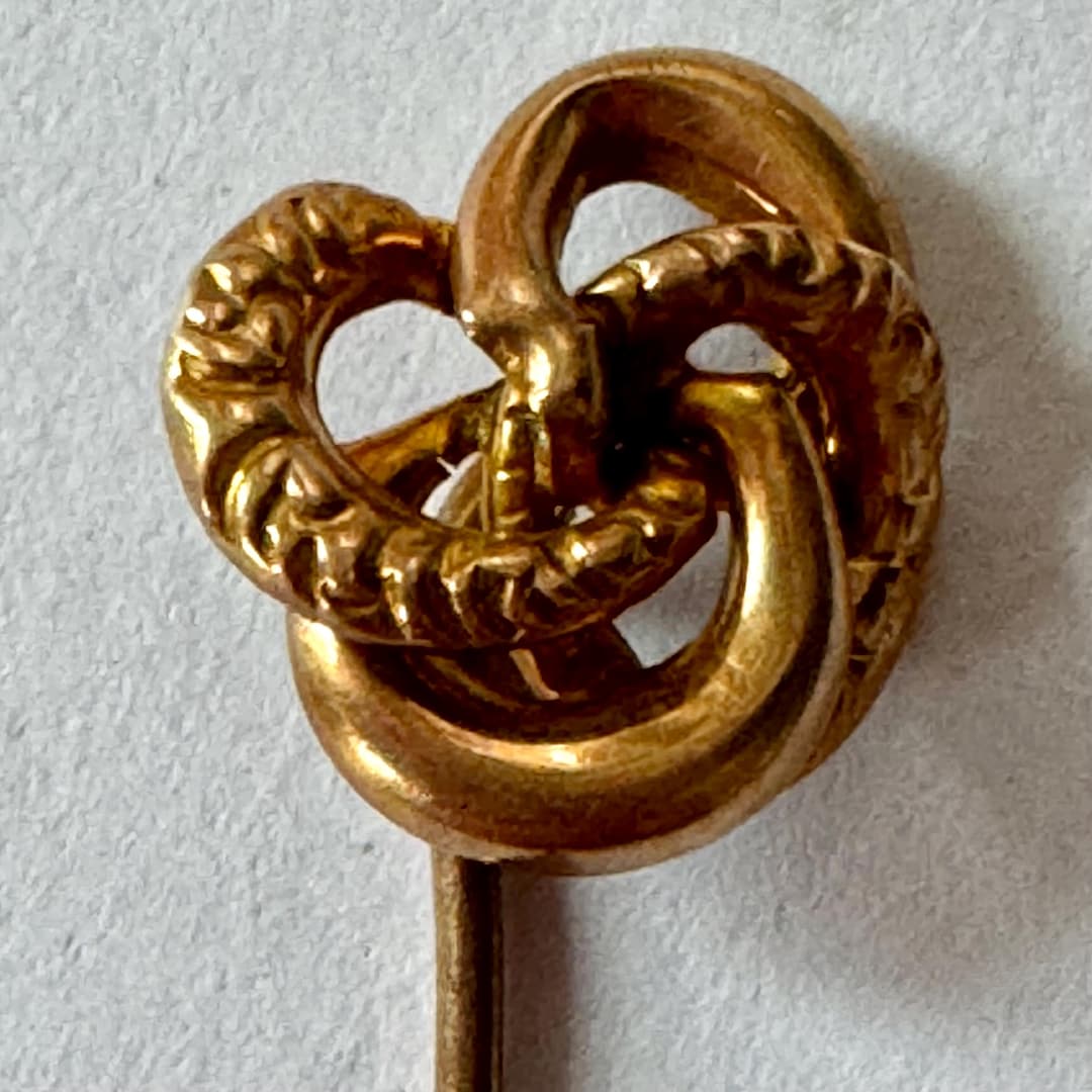 Victorian 14K Gold Snake Stickpin, Gold Serpent Stick Pin, Vintage ...