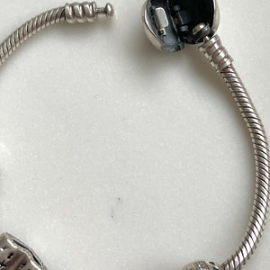 Pandora Moments BARREL Bracelet, Sterling Silver, Family Dangle Charm ...