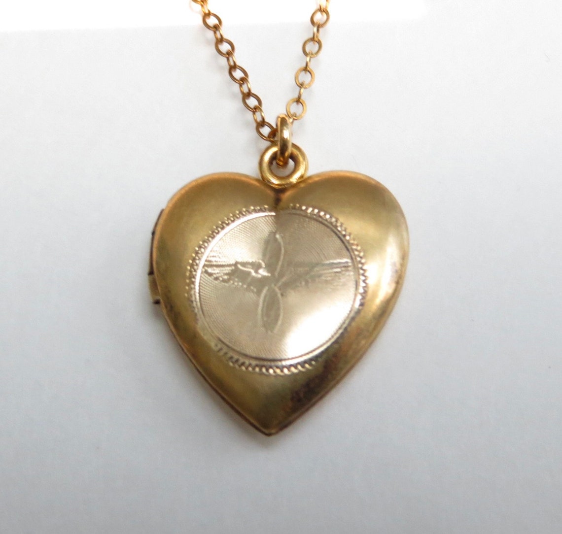 US Army Air Corps Locket Prop and Wings Heart Locket 18 Inch | Etsy