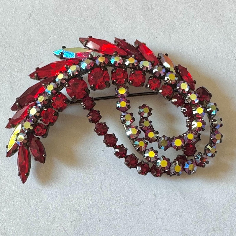 Sherman Rhinestone Pins - Etsy