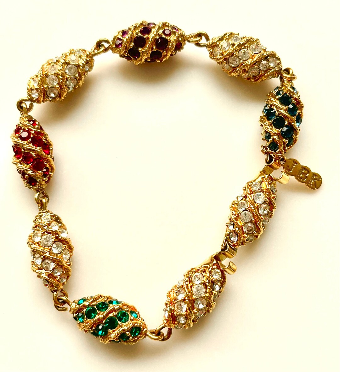 Camrose and Kross Jackie Kennedy Royal Egg Bracelet, JBK Crystal ...