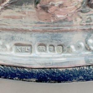 Vintage Keyford Frames Jewelry Box, London, England, Sterling Lid ...