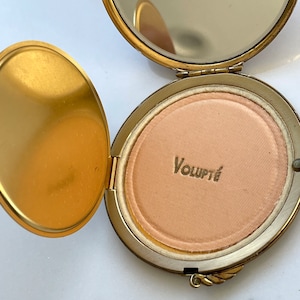 Volupte Art Deco Compact, Rhinestone Compact, Powder Compact, Vanity ...