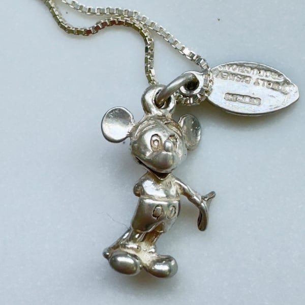 Mickey Mouse Pendant Necklace - Etsy