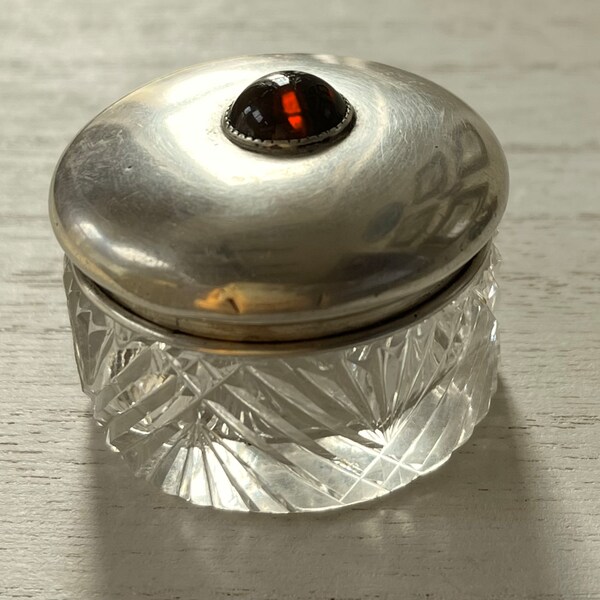 Antique Powder Jar - Etsy