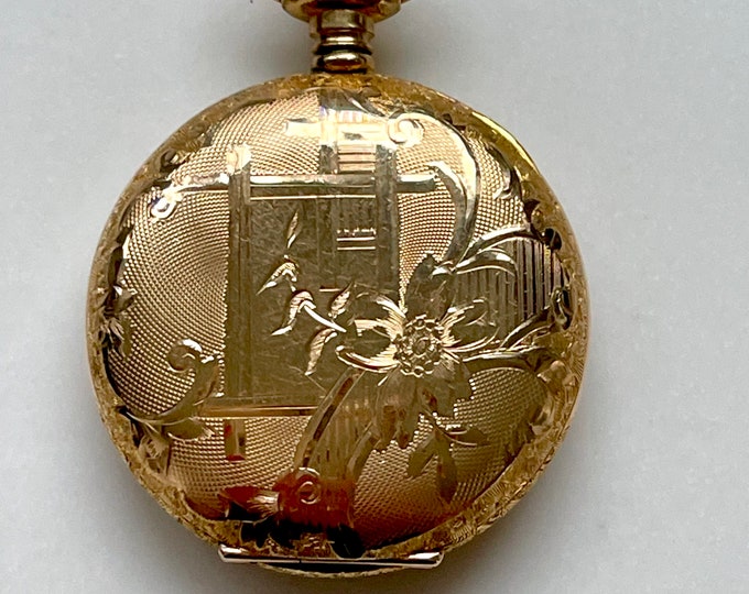 Antique Gold Filled Pocket Watch Case, Philadelphia Watch Case Co ...