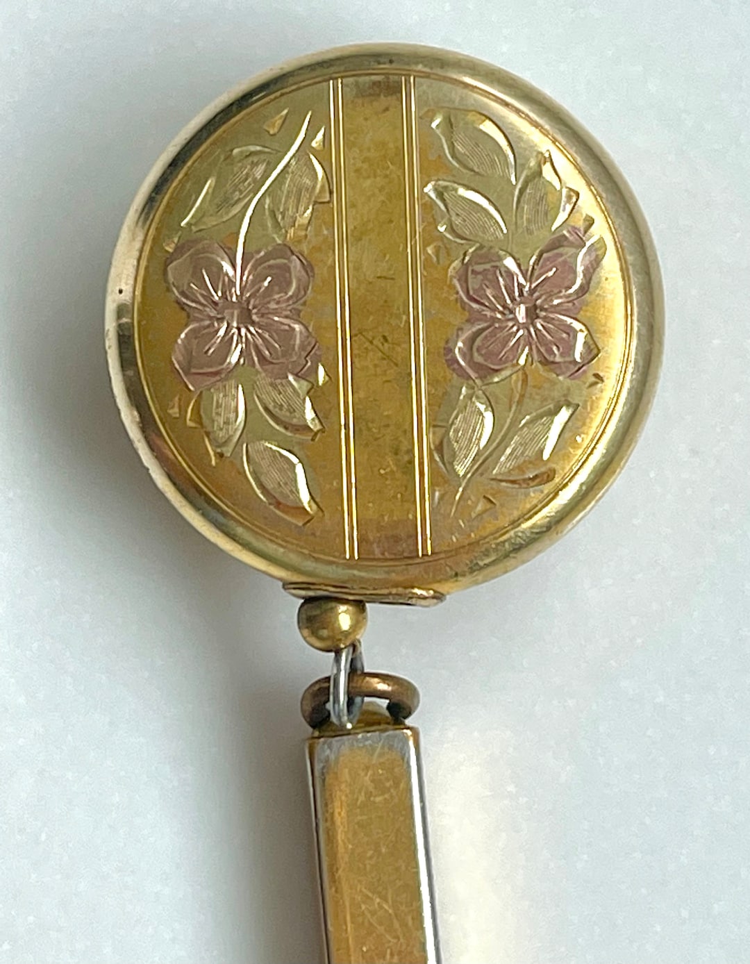 Antique Art Nouveau Retractable Pencil Brooch, 1930s Mechanical Pencil ...