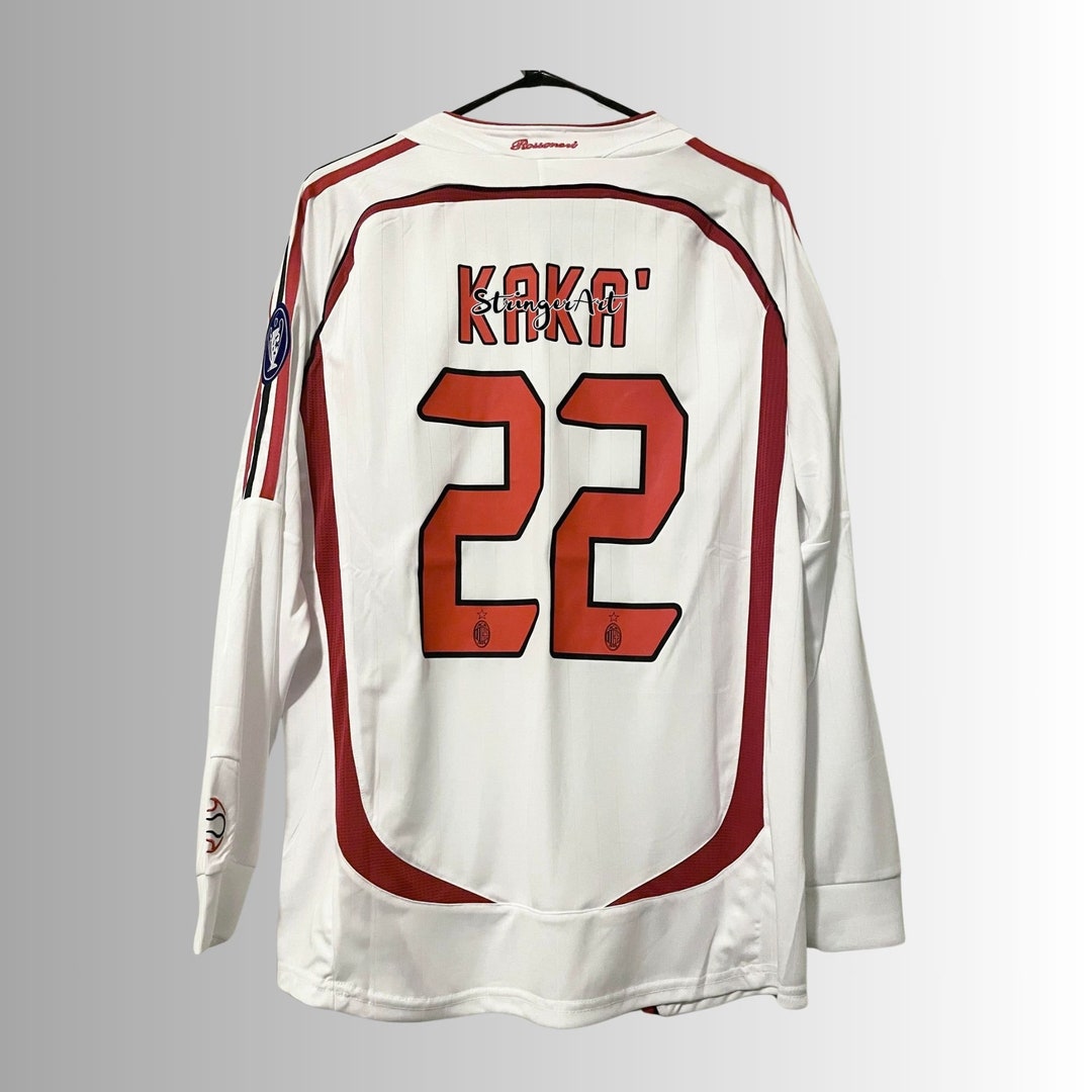 Retro Kaká AC Milan 2006_2007 Retro Football Jersey Kaká_custom Name ...