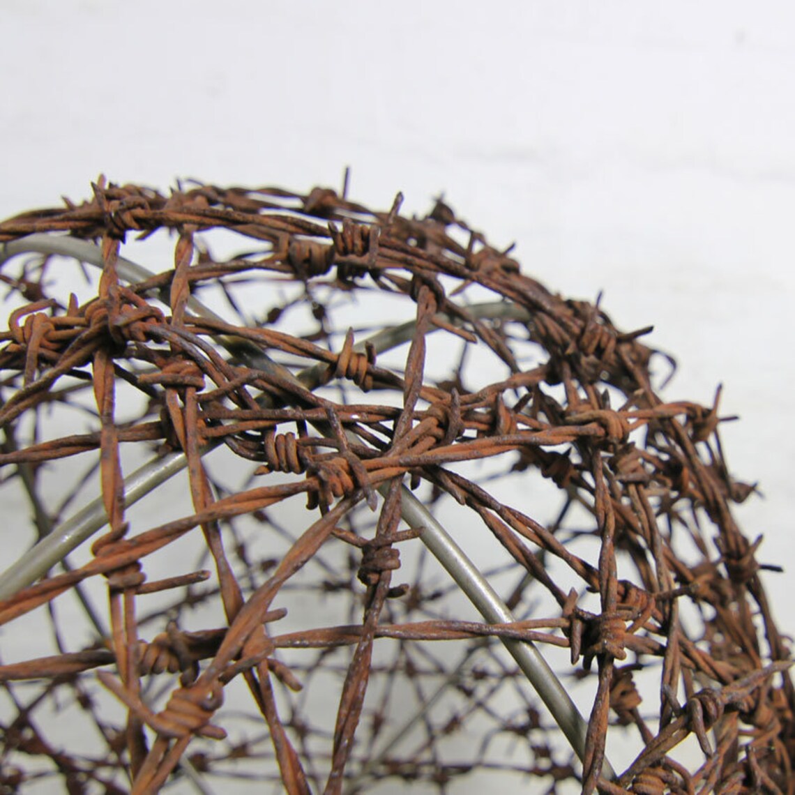 Barbed Wire Ball Light Fittings / Lamp Shades With Shadow Effect. Made ...