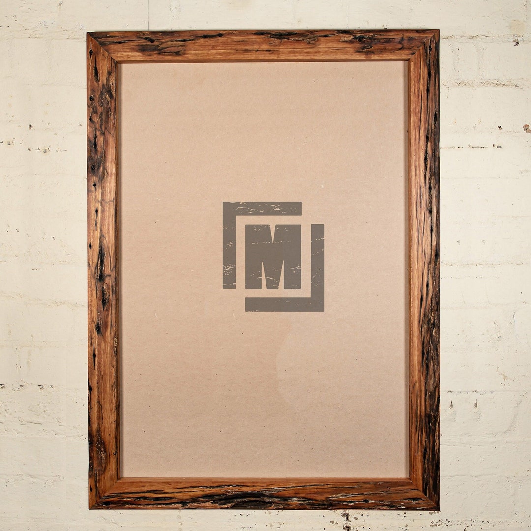 A1 Recycled Wooden Photo Frame Chunky Oiled Style Sustainable Picture ...