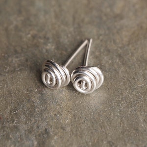 Silver Earrings, Small Silver Earring Studs, Sterling Silver Stud ...