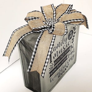 Lighted Glass Block, Glass Block, Family Saying, Inspirational Gift - Etsy