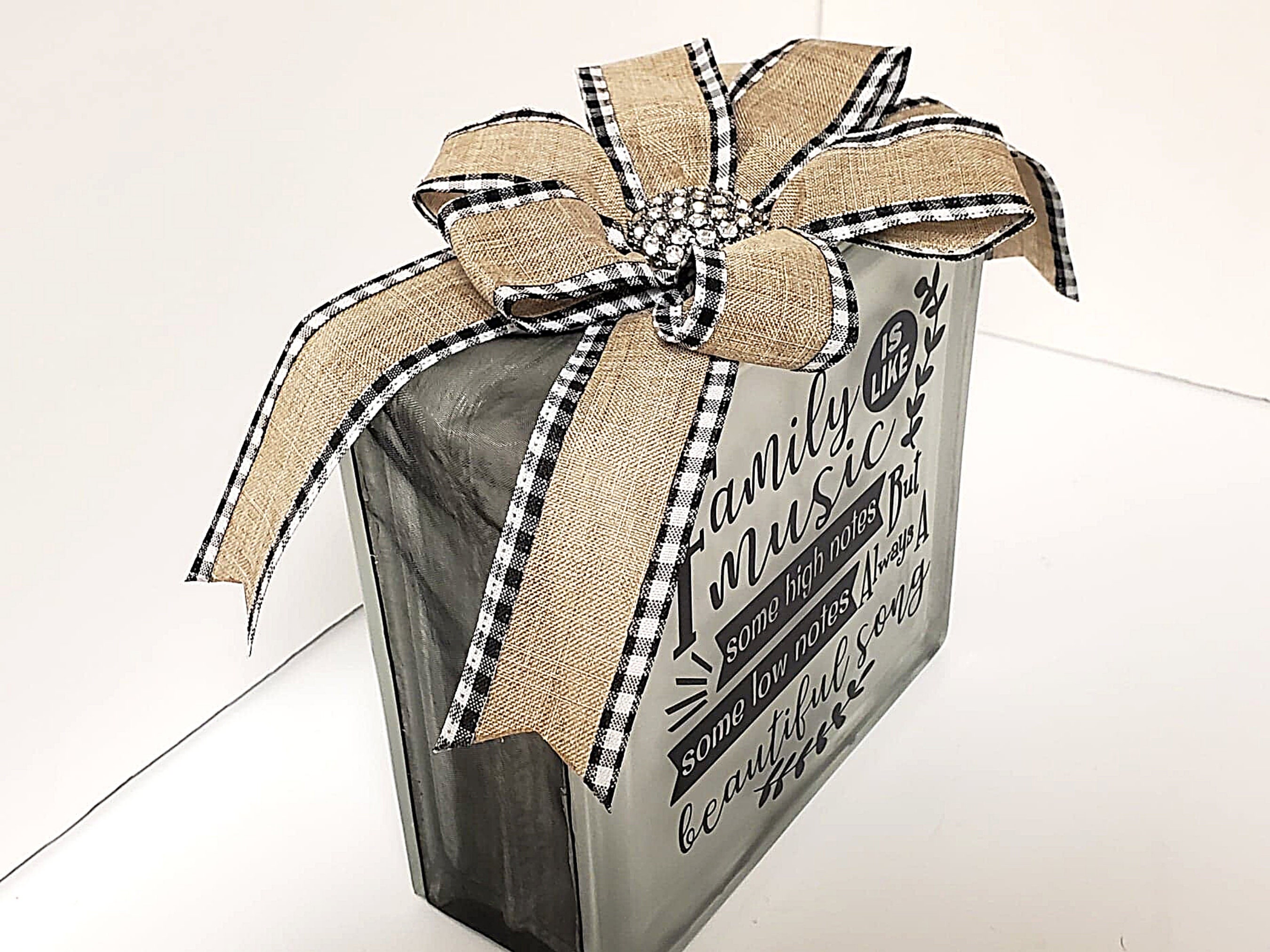 Lighted Glass Block, Glass Block, Family Saying, Inspirational Gift - Etsy