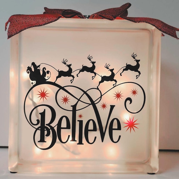 Glass Blocks With Lights - Etsy