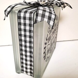 Glass Block, Lighted Glass Block, Friendship, Gift for Best Friend ...