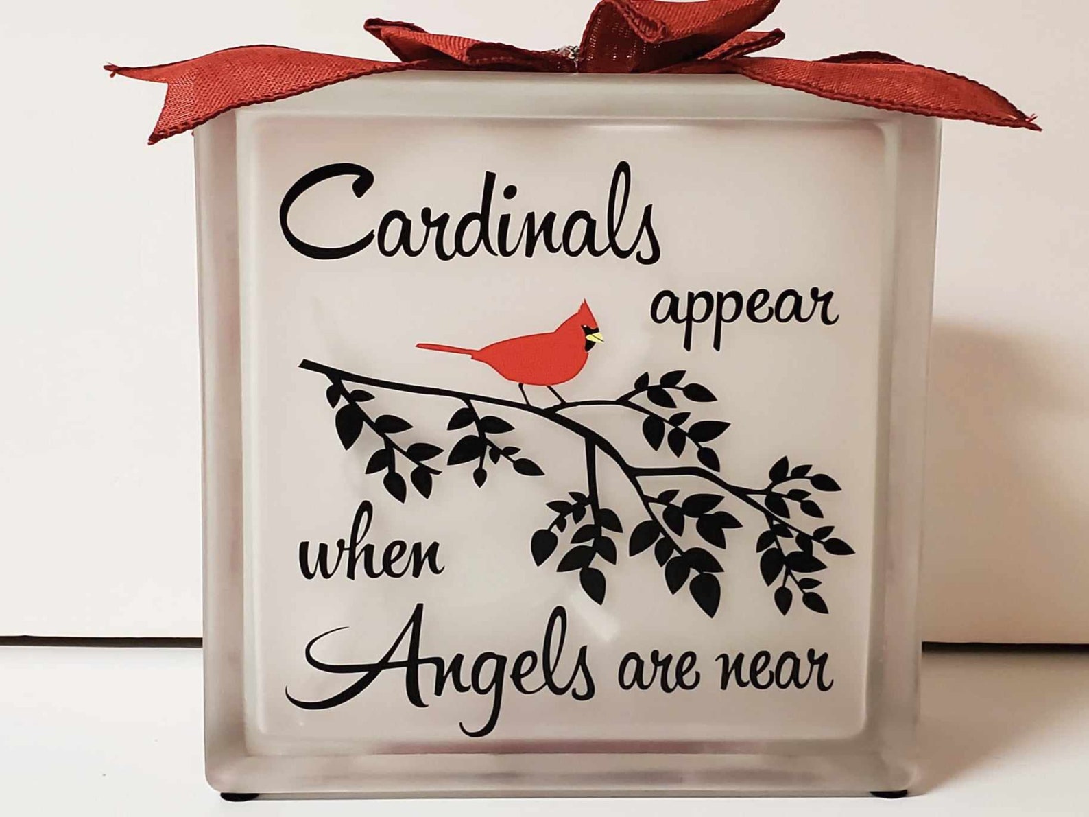 Glass Block, Glass Block Lights, Glass Cube, Memorial Glass Block ...