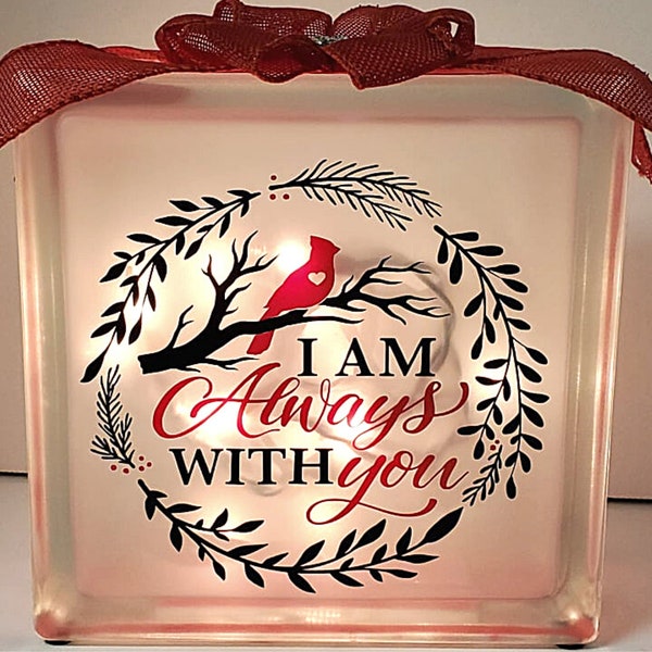 Glass Block Memorial Svg - Etsy