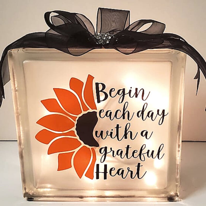 Glass Block Decor - Etsy