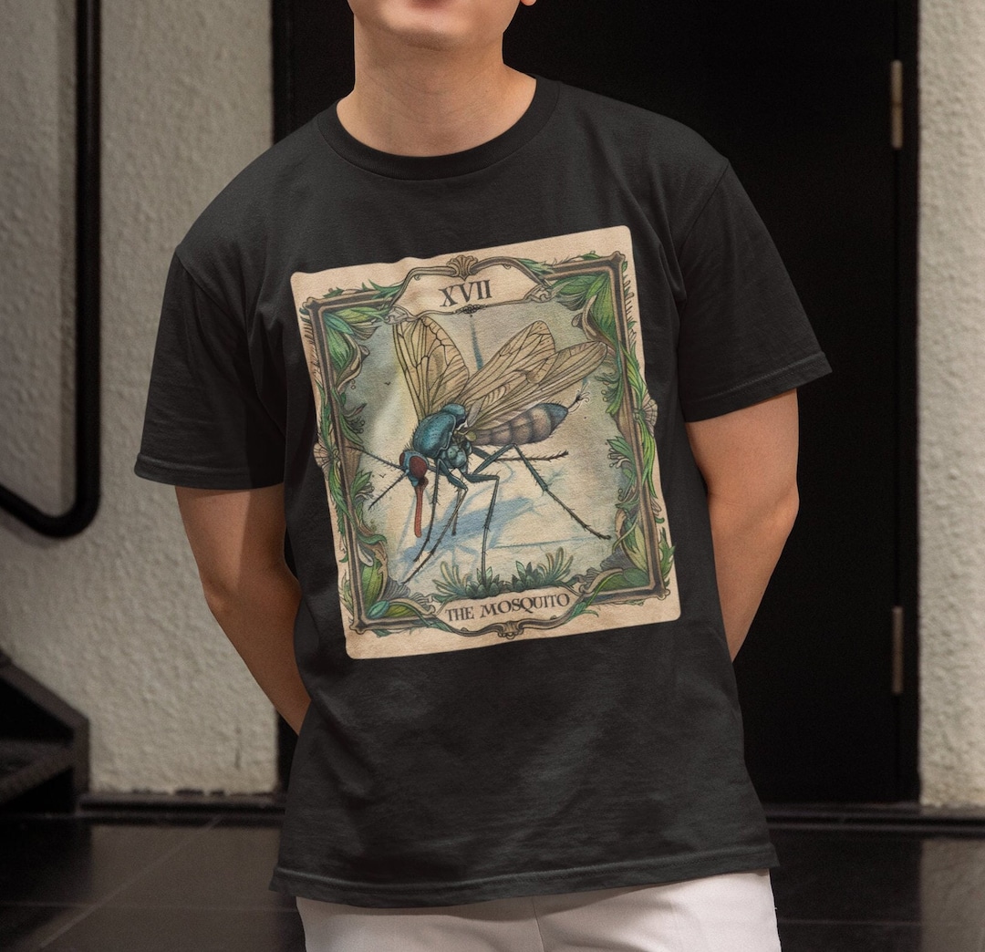 Mosquito Shirt, the Mosquito Tarot Card Shirt, Bug Shirt, Mosquitoes T ...