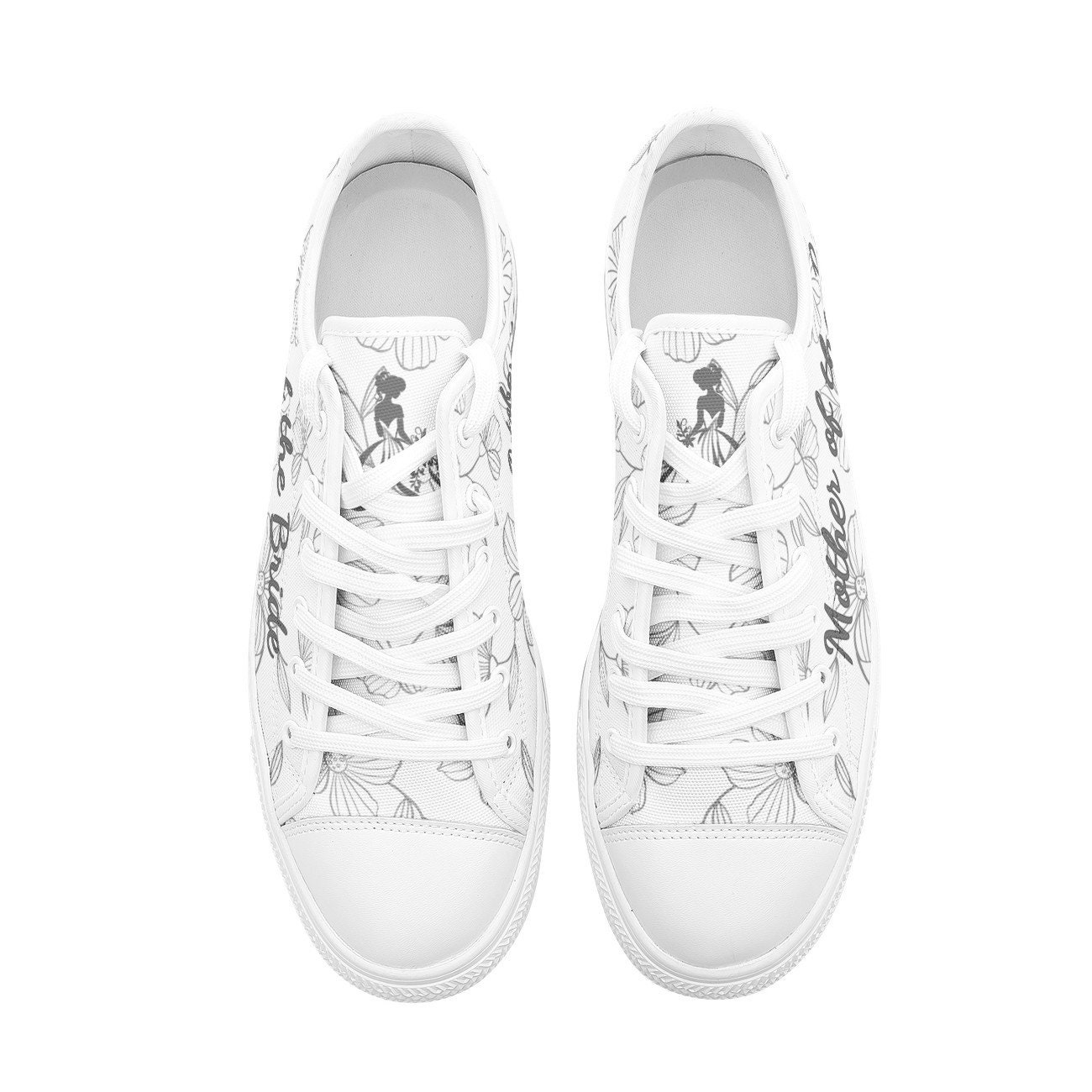 Mother of the Bride Sneakers: Personalized Wedding Canvas Shoes - Etsy