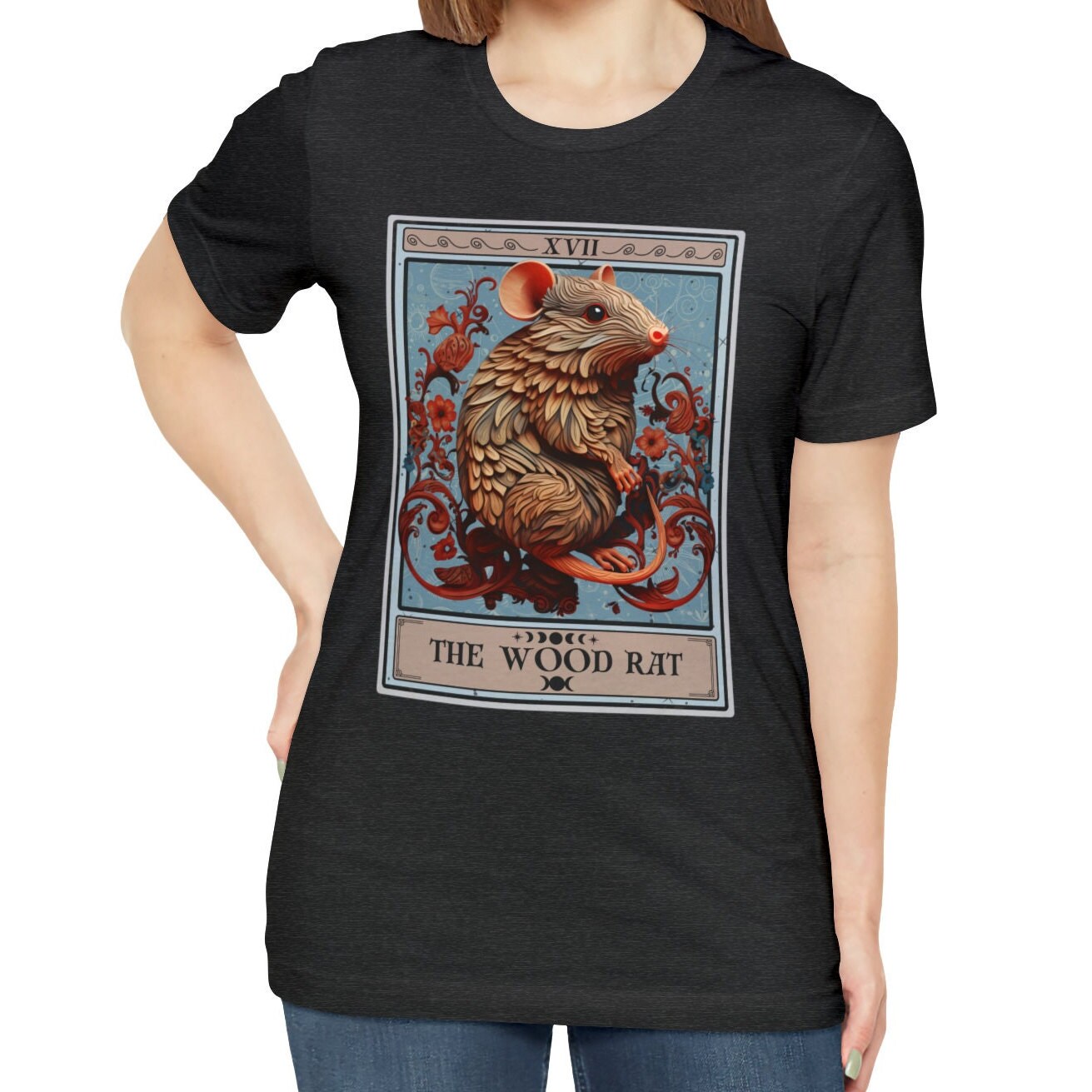Wood Rat Chinese Zodiac Shirt, the Wood Rat Tarot Card Shirt, Rat ...