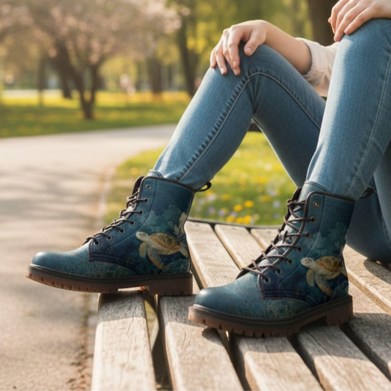 Sea Turtle Boots - Etsy