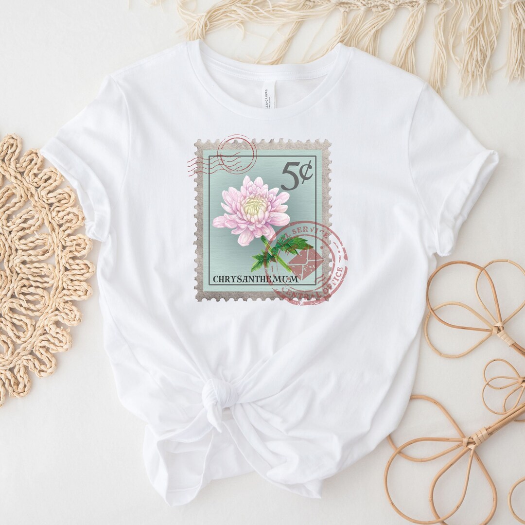 November Birth Month Flower Shirt, Chrysanthemum November Birth Month ...