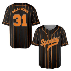 Spooky Halloween 31 Baseball Jersey - Unisex Halloween Shirt - Etsy