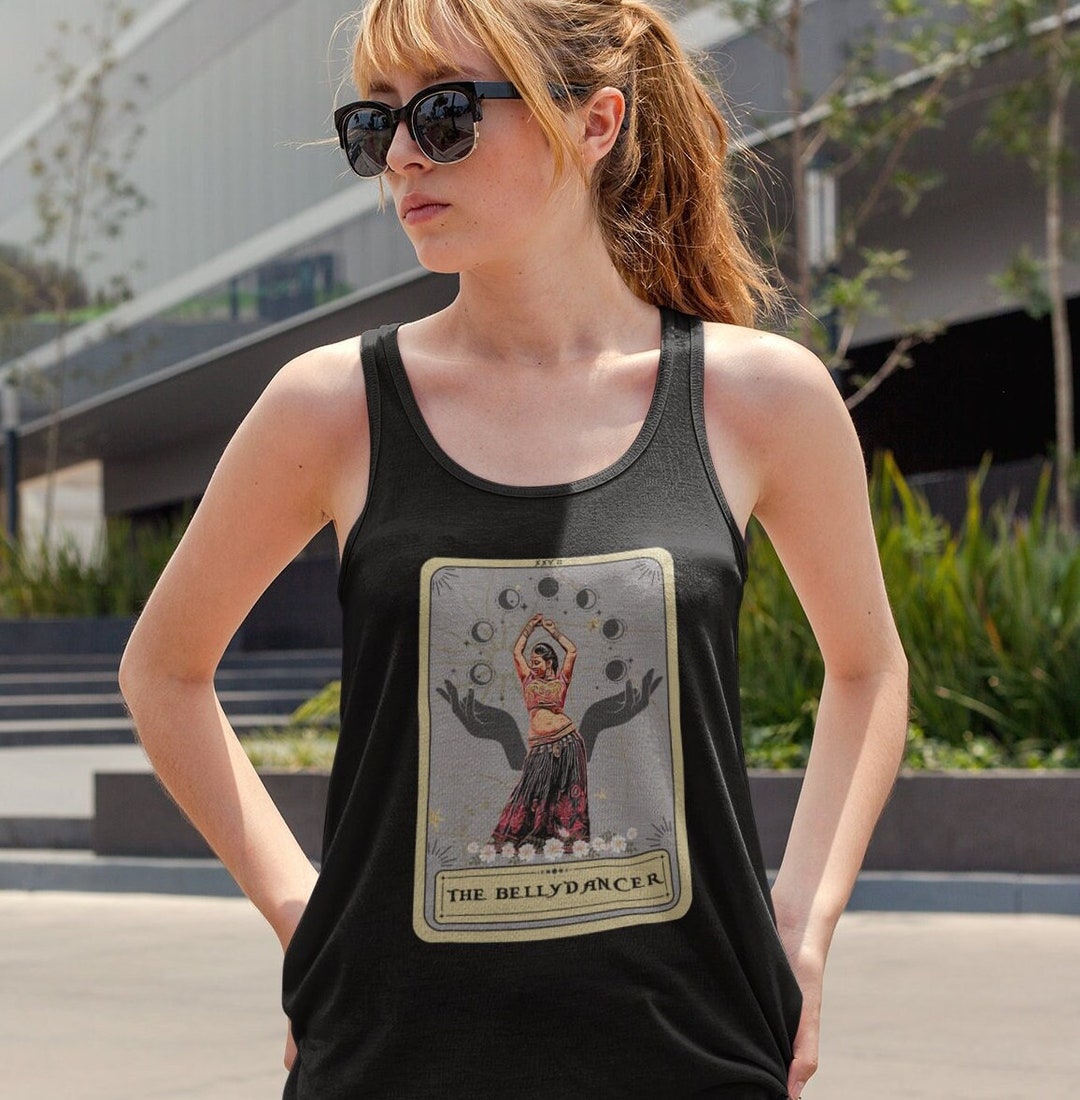 Belly Dance Tank Top, the Bellydancer Tarot Card Tank Top, Belly ...