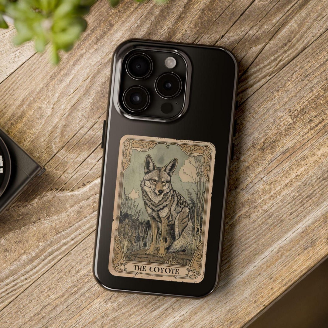 IPhone 16 the Coyote Tarot Card Case Coyote Tough Phone Cases - Etsy