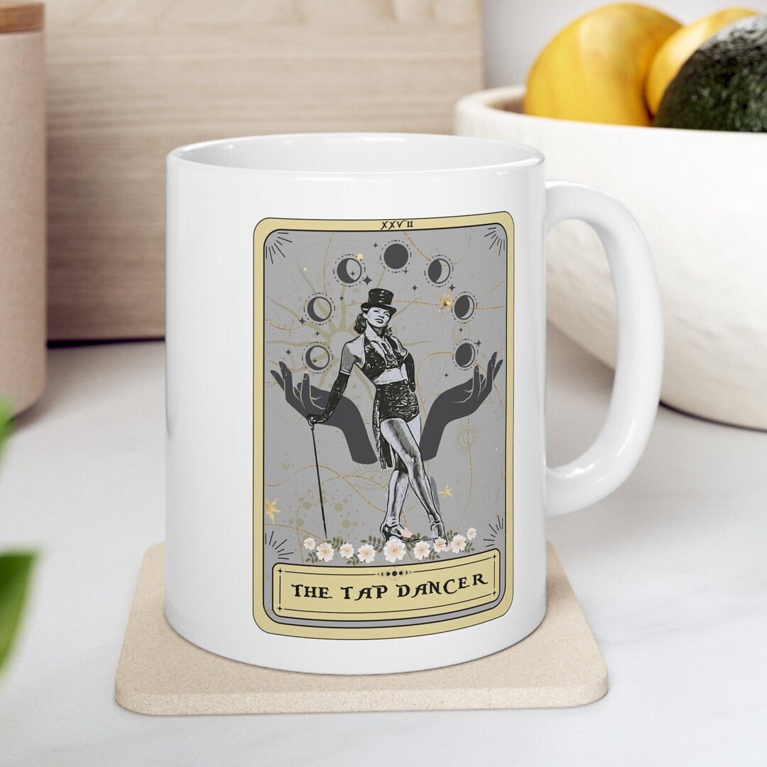 Tap Dance Gift, the Tap Dancer Tarot Card Mug Tap Dancing Gifts Mug - Etsy
