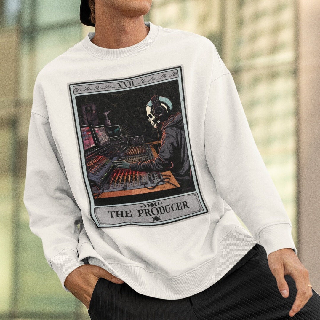 Music Producer Sweatshirt, the Producer Tarot Card Sweatshirt, Music ...