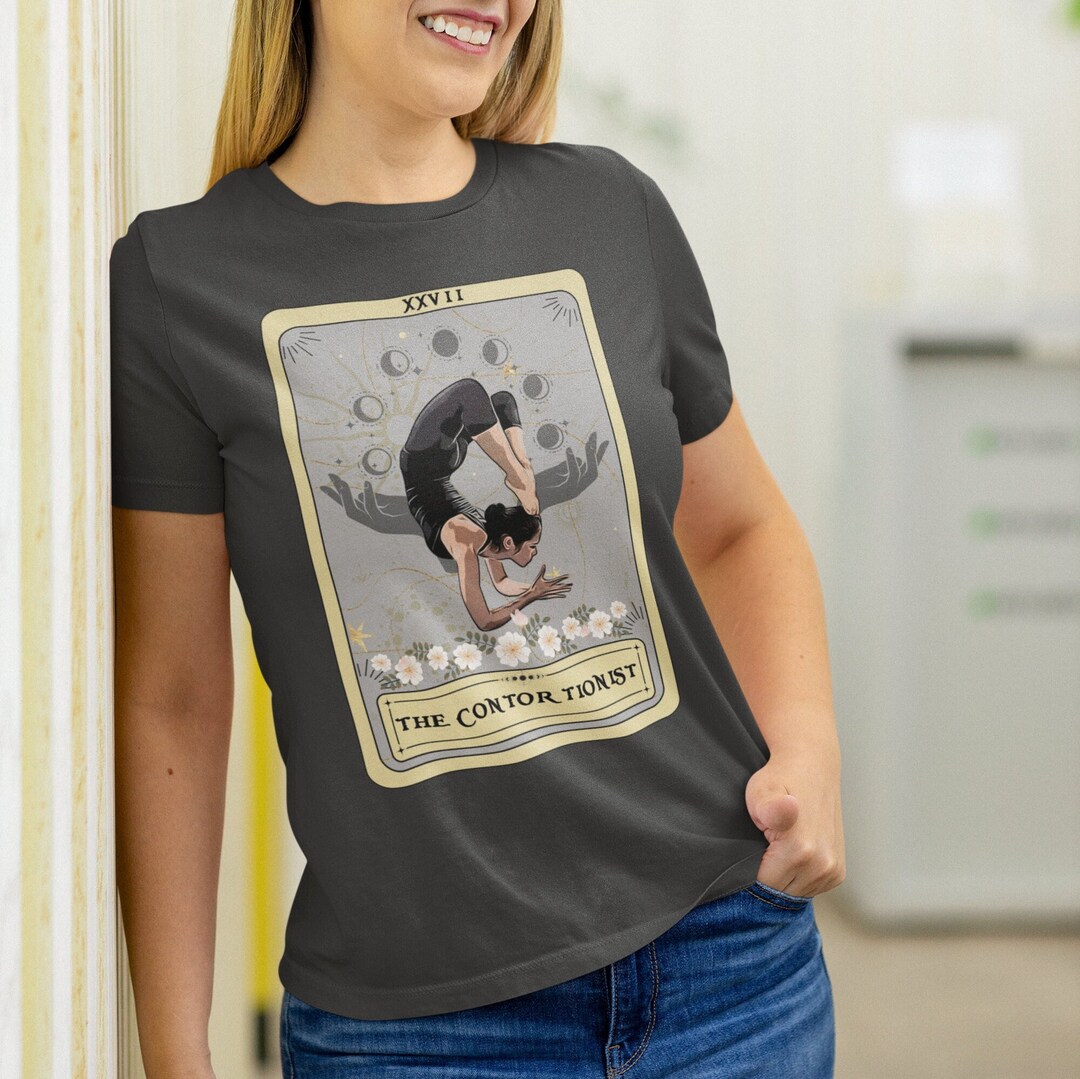 Contortionist Shirt, the Contortionist Tarot Card Shirt, Gymnast Shirt ...