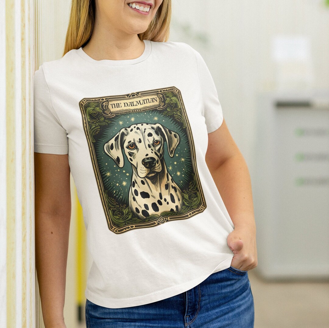 Dalmatian Tshirt, the Dalmatian Tarot Card Shirt, Dalmation Owner Gift ...