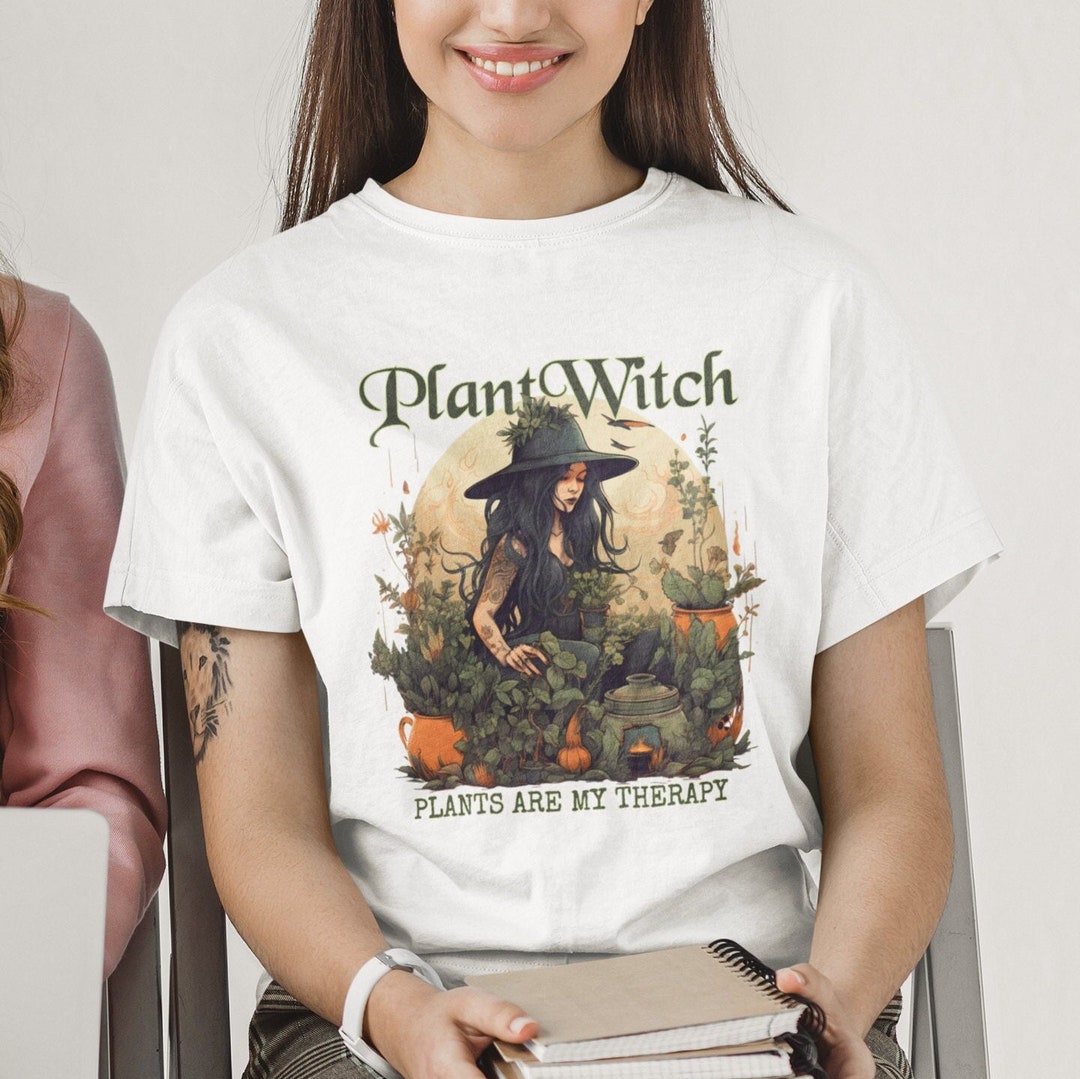 Plant Witch Shirt Gardening Shirt Gift for Gardener, Witch Plant Lover ...