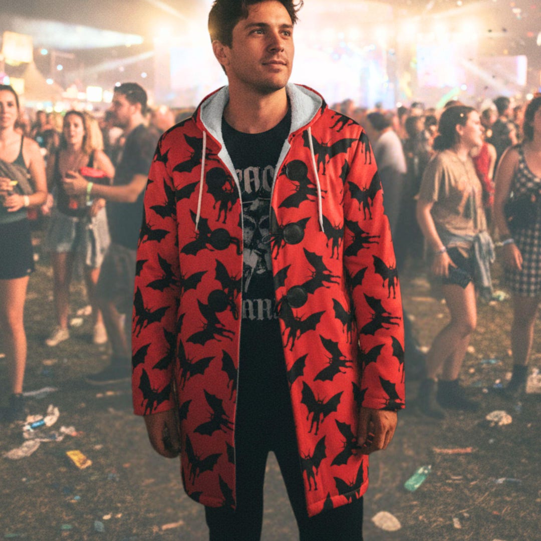 Mothman Hooded Cloak, Cryptid Rave Festival Hoodie - Etsy