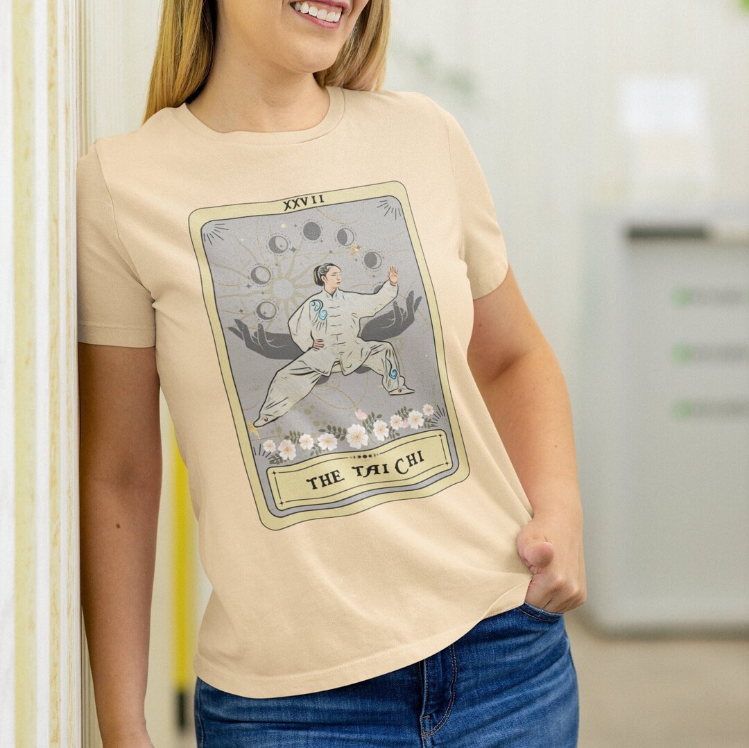 The Tai Chi Tarot Card Shirt, Tai Chi Shirt, Tai Chi Lover Gift Ideas ...