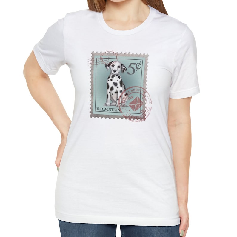 Dalmatian Shirt, Postage Stamp Shirt, Dalmatian Tshirt Dalmatian Mom ...