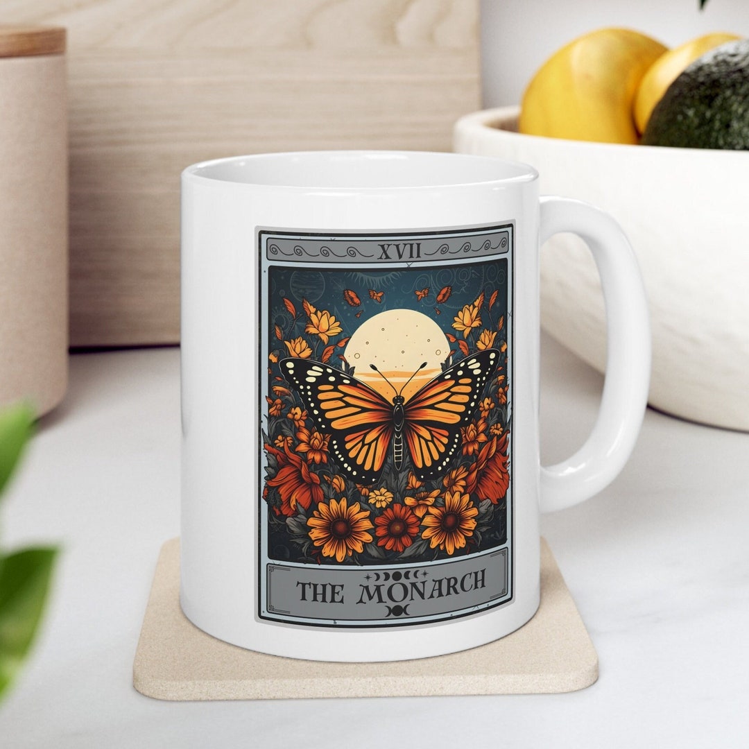 Monarch Butterfly Mug, the Monarch Tarot Card Mug, Butterfly Lover ...