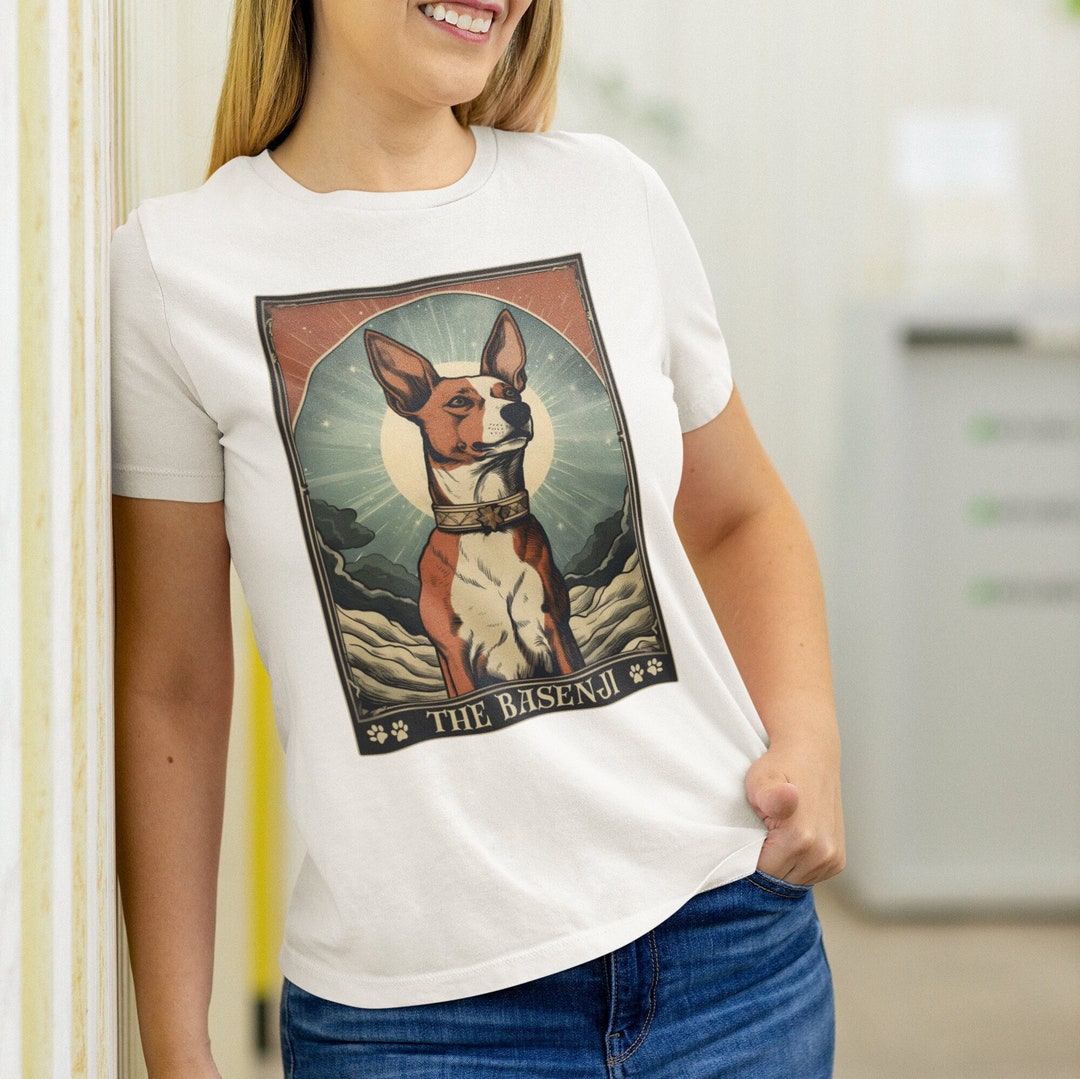 Basenji Shirt, the Basenji Tarot Card Shirt, Basenji Mom Shirt, Basenji ...