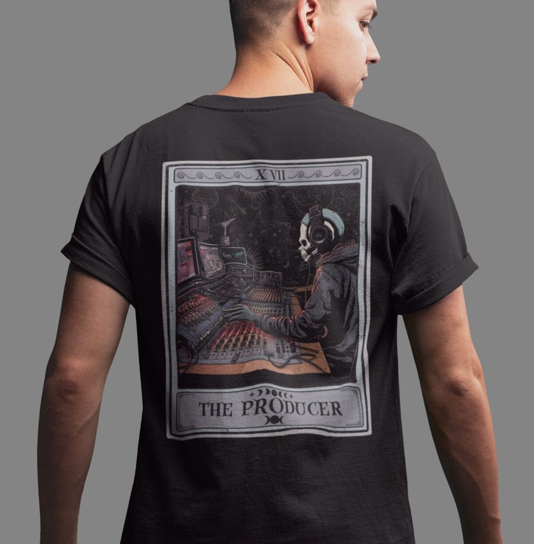 The Producer Tarot Card Shirt BACK PRINT Music Producer Shirt, Music ...