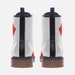 Poker Card Boots Red Diamonds Red White Ace of Diamonds Vegan Leather ...