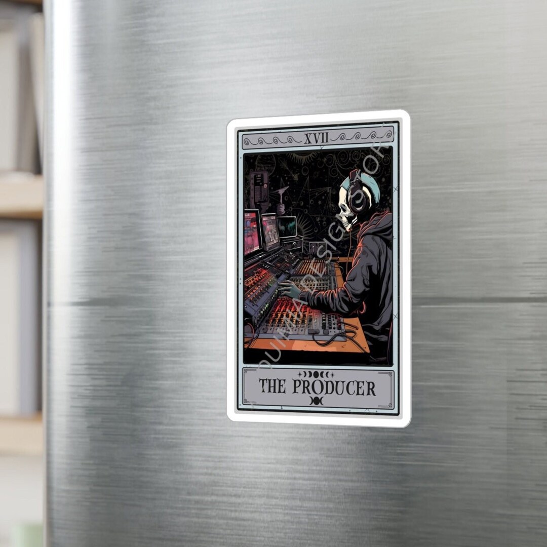 The Producer Tarot Card Sticker, 3" X 4" Vinyl Sticker Waterproof UV ...